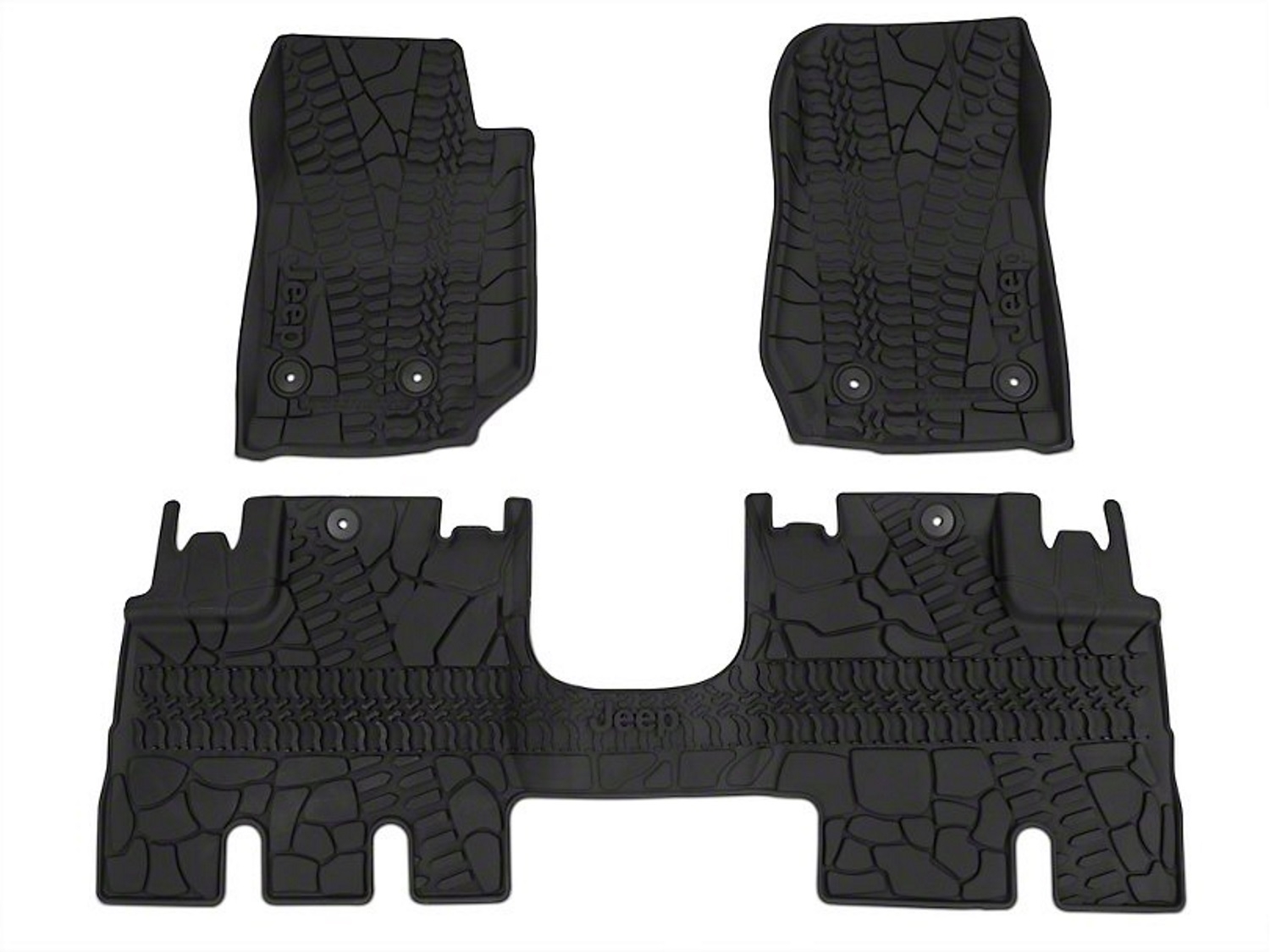 Genuine Mopar Rubber Mats 4 Door - 82213860 | All Mopar Parts