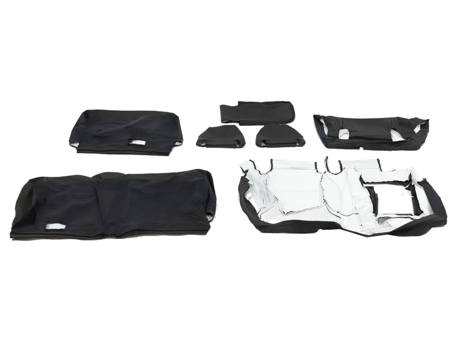 Buy Genuine Mopar Seat Covers - Rear Crew Cab 60/40 Black - 82215474 ...