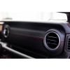 Mopar Dashboard Panel Trim Kit Black Leather & Red Stitching Launch ...