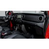 Mopar Dashboard Panel Trim Kit Black Leather & Red Stitching Launch ...