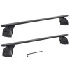 Mopar Removable Hard Top Roof Rack Kit Of Two Black Cross Bars With ...