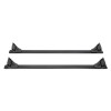 Mopar Removable Hard Top Roof Rack Kit Of Two Black Cross Bars With ...