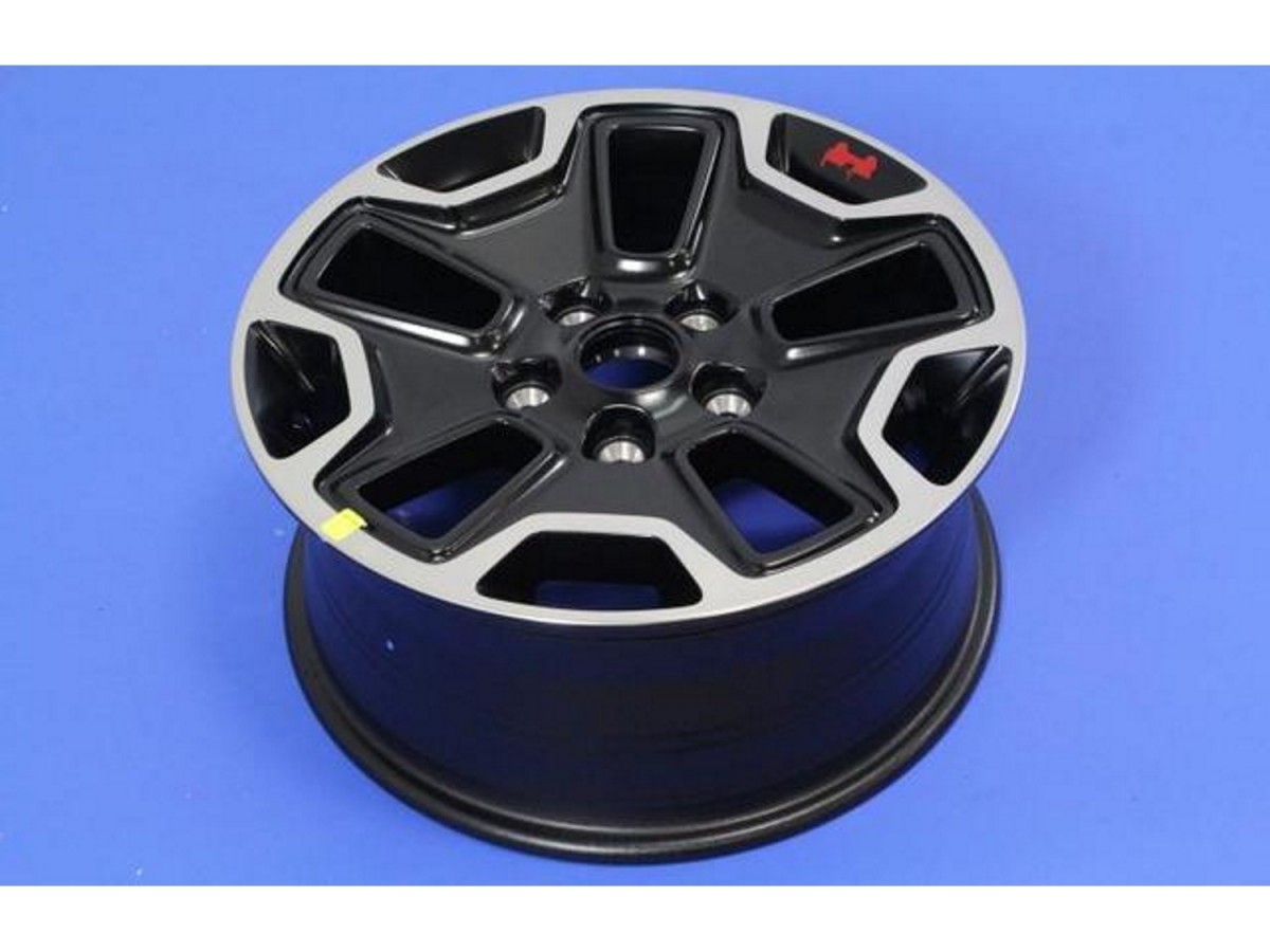 Mopar Wheel 17" Rubicon Semi Gloss Black With Machined Accents ...