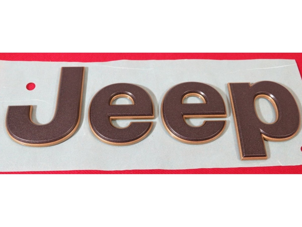 Mopar "Jeep" Fender Emblem Rubicon 392 Black Bronze - 5043159AA | All ...