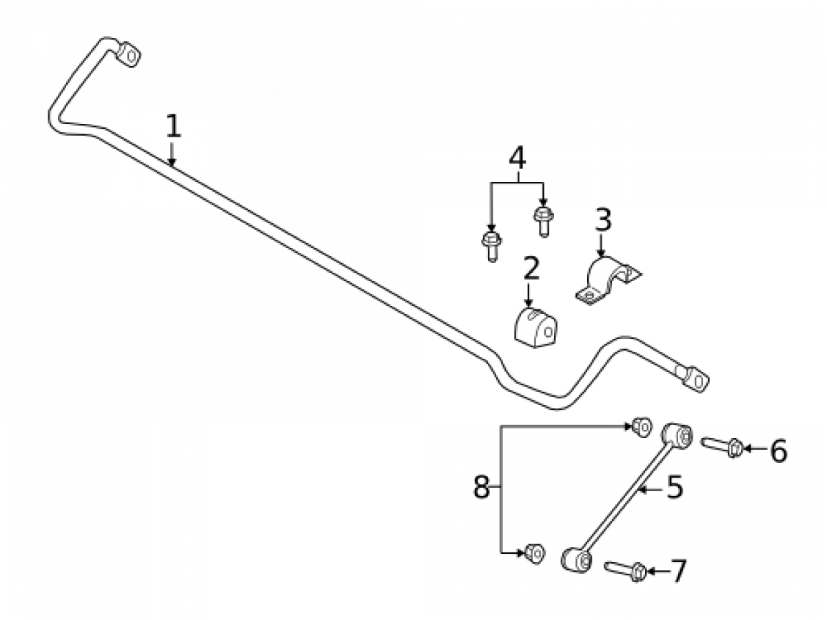 Mopar Police Sway Bar Upgrade Kit Rear - POLICEREARSWYUPGD | All Mopar ...