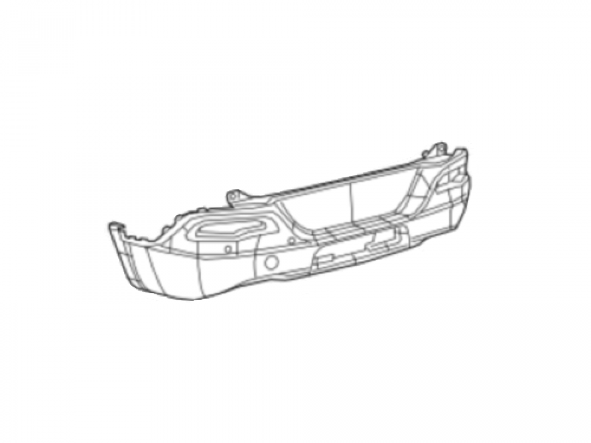 Mopar Fascia Rear - 68203262AD | All Mopar Parts