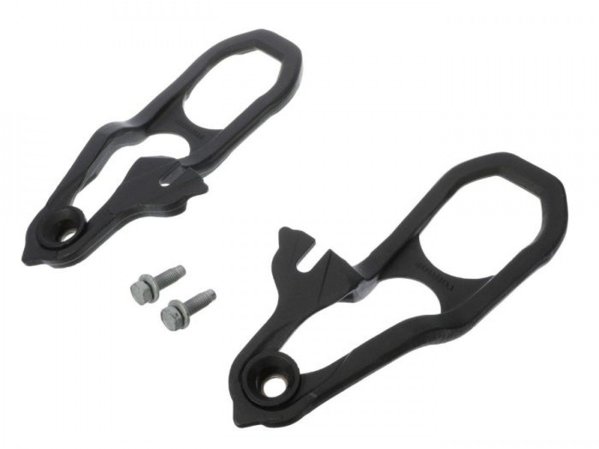 Mopar Tow Hook Kit Set Of Two Black With Black Bezels - DTTOWHOOKBLK ...