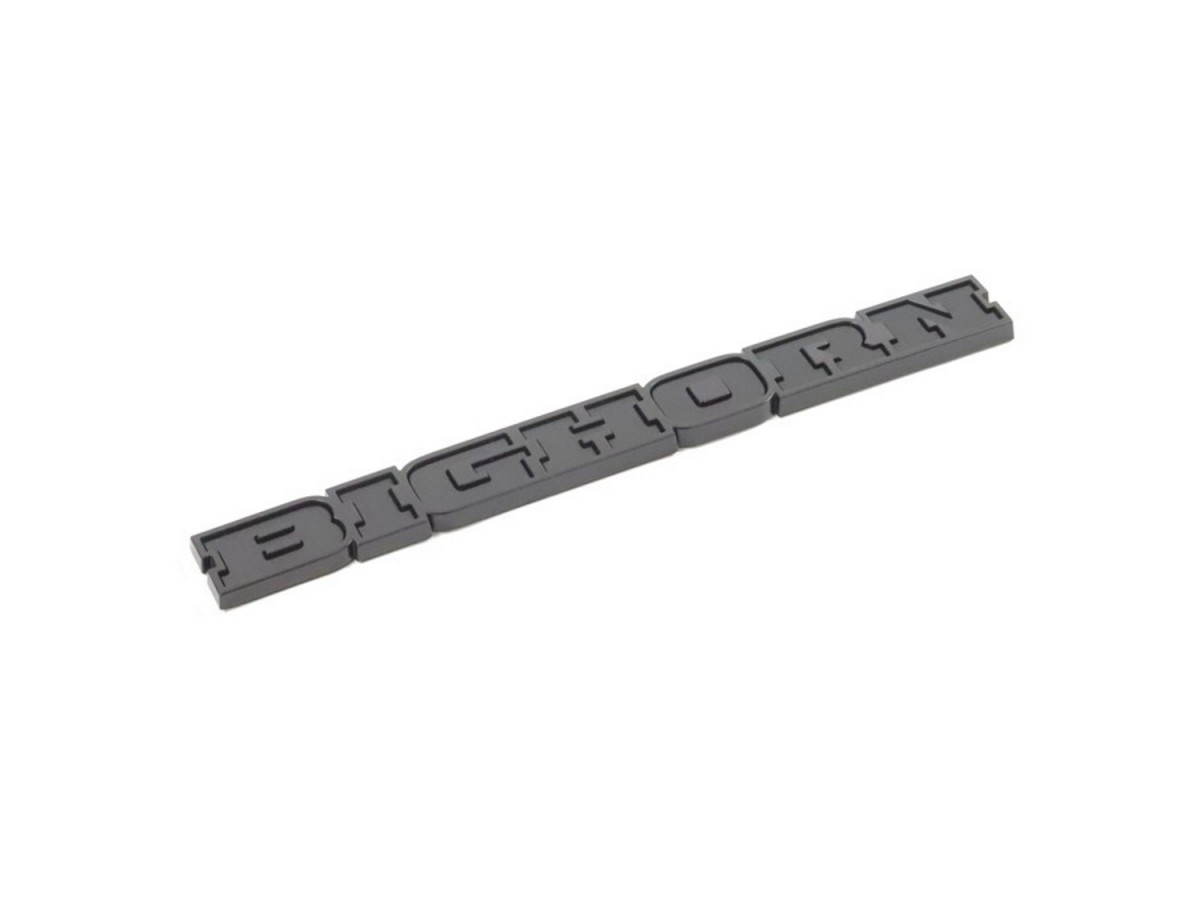 Mopar Emblem Blacked Out Bighorn Tailgate Badge - 68282632AC | All ...