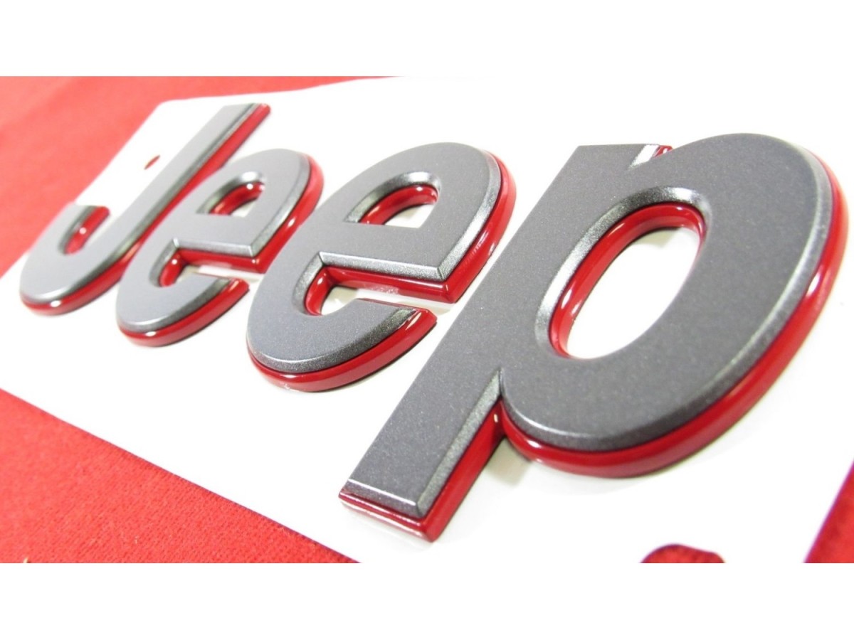 Mopar "Jeep" Fender Emblem Rubicon Version With Red Outline ...