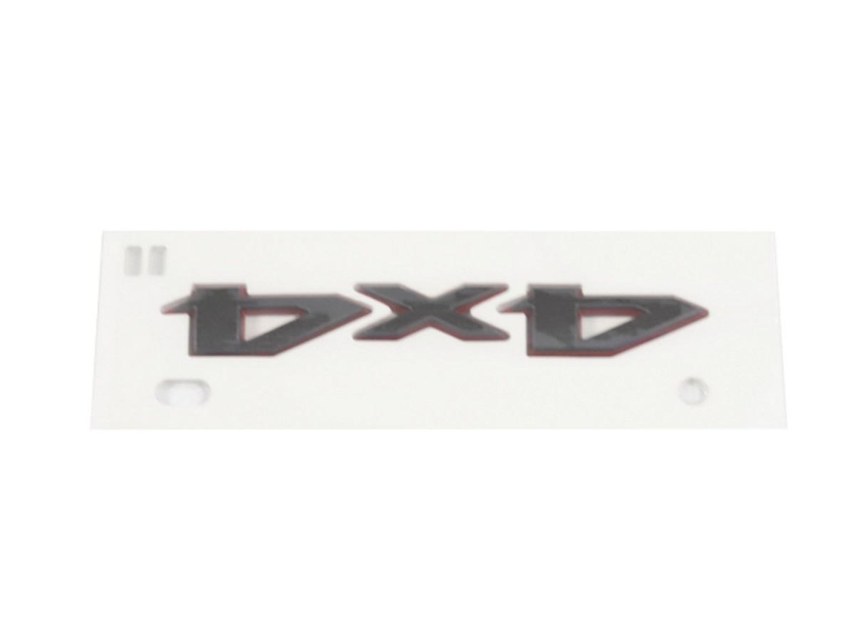 Mopar Trailhawk Rear 4x4 Emblem Dark Gray With Red Outline - 68377420AA ...