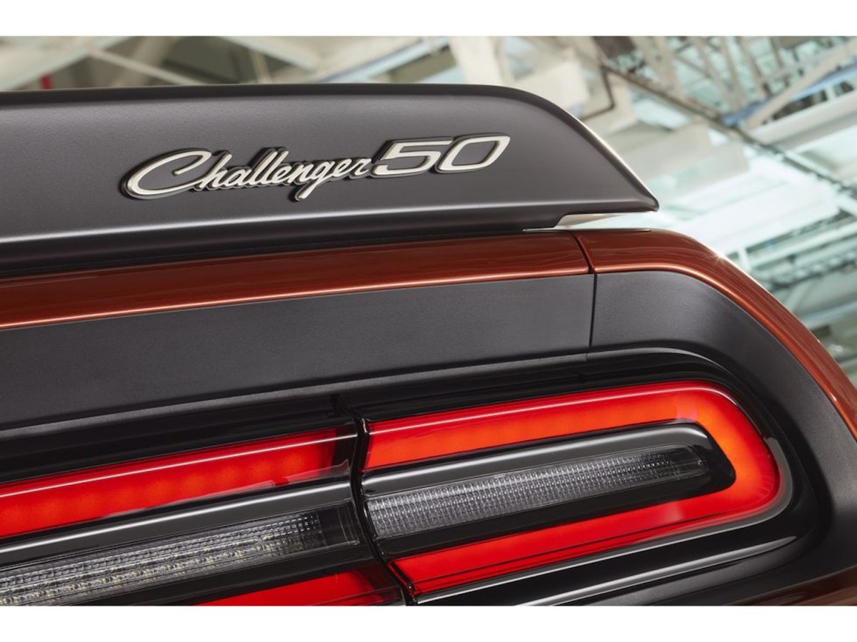 Mopar 50th Anniversary Edition "Challenger 50" Rear Spoiler Emblem ...