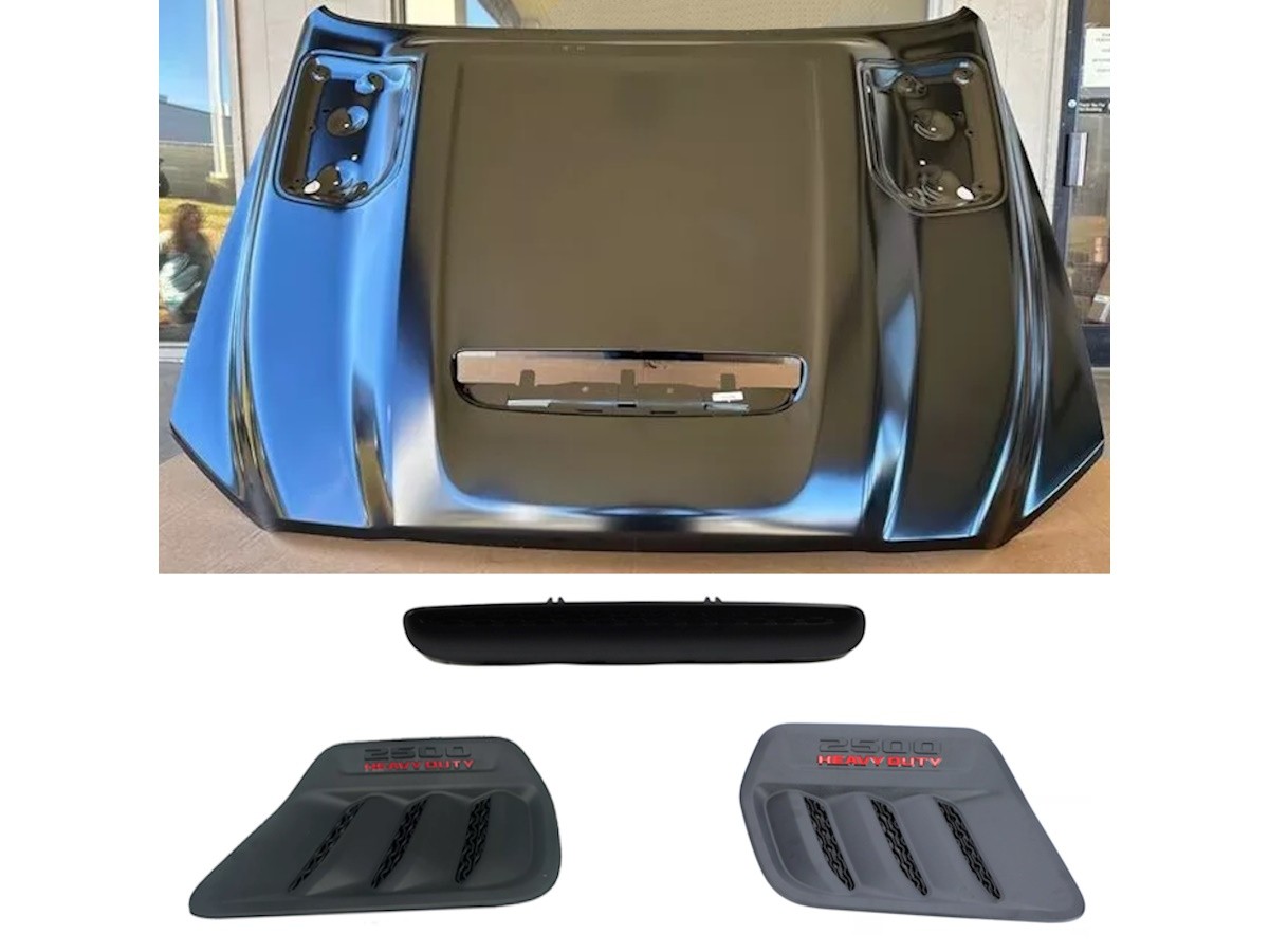 Mopar Sport Hood Kit Unpainted With Vent Bezels & Silencer Pads ...