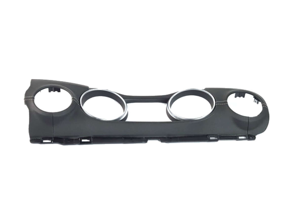 Mopar Dashboard Panel Trim Kit Black Leather & White Stitching Sahara ...