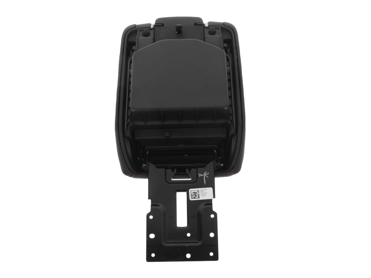Mopar Center Console Armrest Black Leather & Red Stitching Rubicon ...