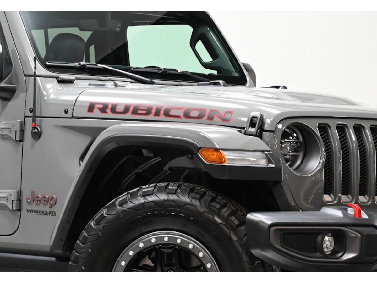Mopar Hood Side Decal Rubicon Black With Red Outline - 6BM451XFAB | All ...