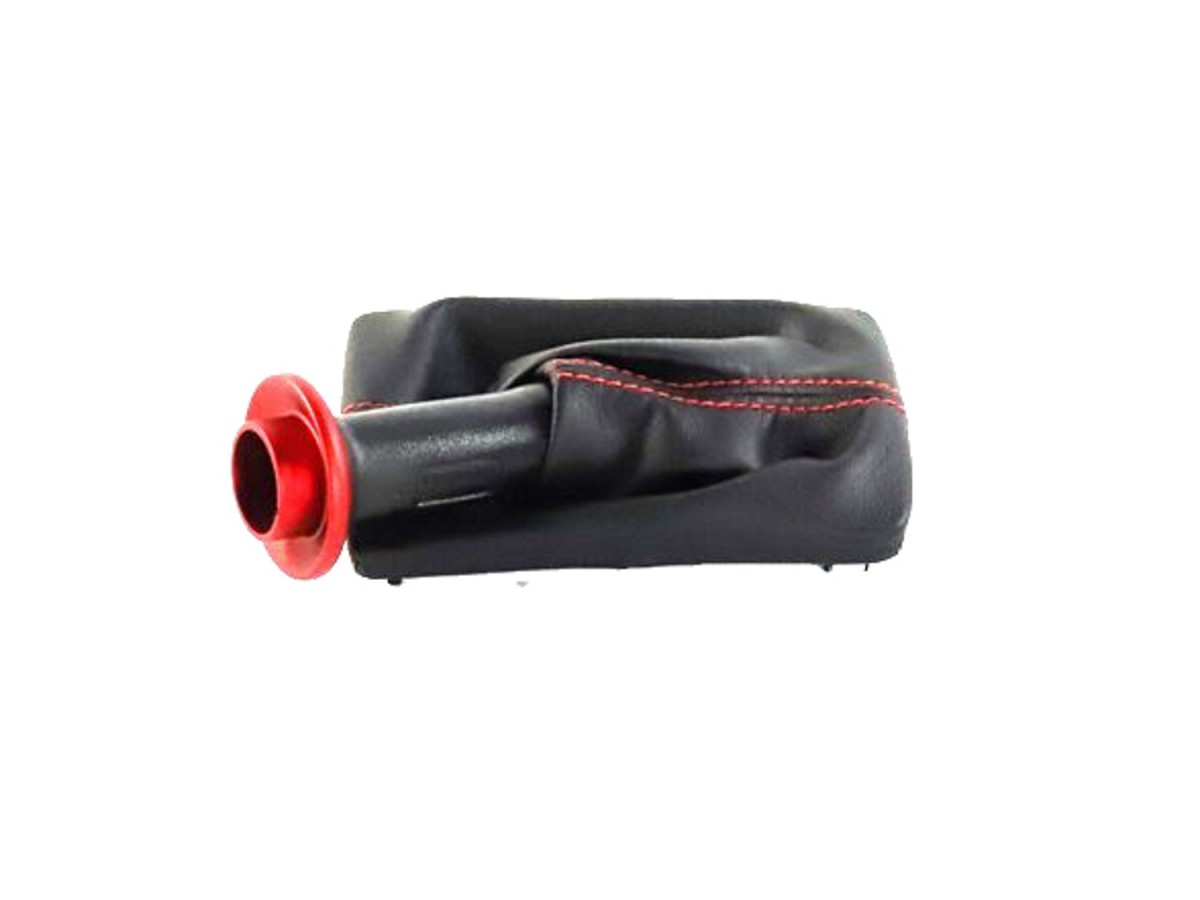 Mopar Manual Transmission Shifter Boot Black Leather Red Stitching ...
