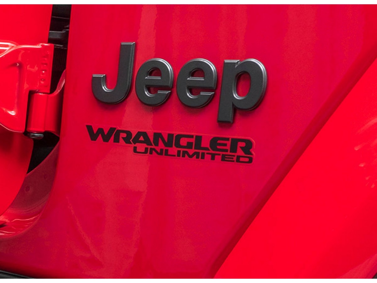 Genuine Mopar Fender Decal Wrangler Unlimited Black - 6DZ07RXFAB | All ...