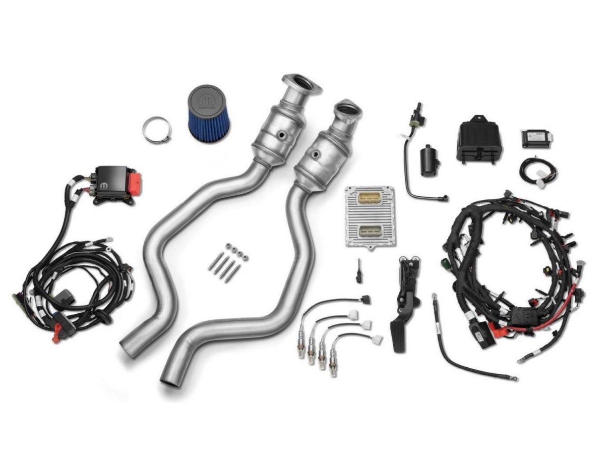 Mopar Performance 392 HEMI EC Engine Kit With Catalytic Converters PCM ...
