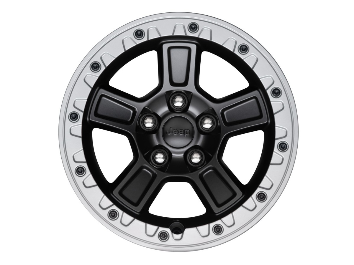 Mopar Performance 17 Inch x 8.5 Inch Bead Lock Wheel Lights Out Black ...