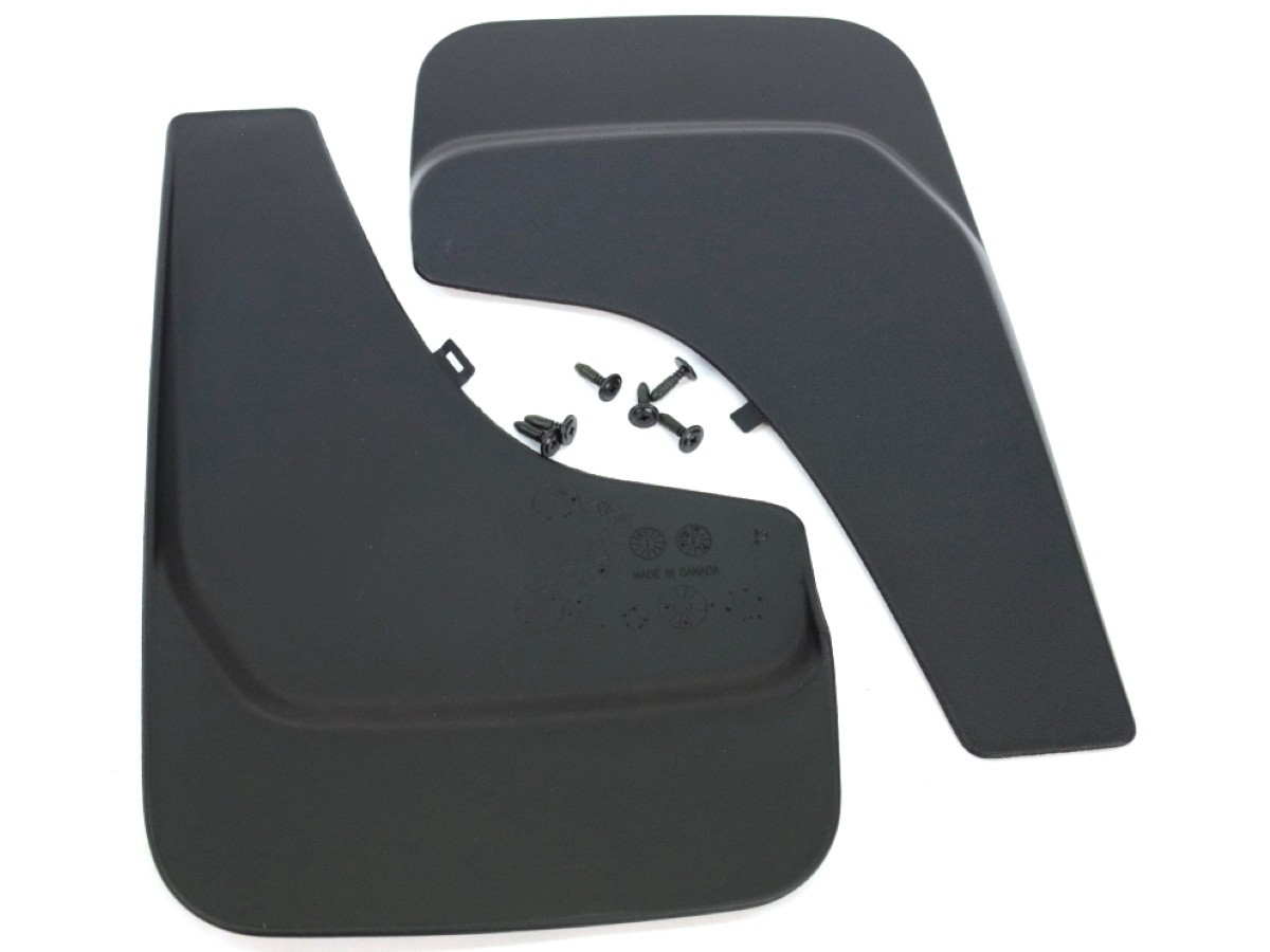 Mopar Splash Guards Set Of Two For Front Or Rear Flat Black ...