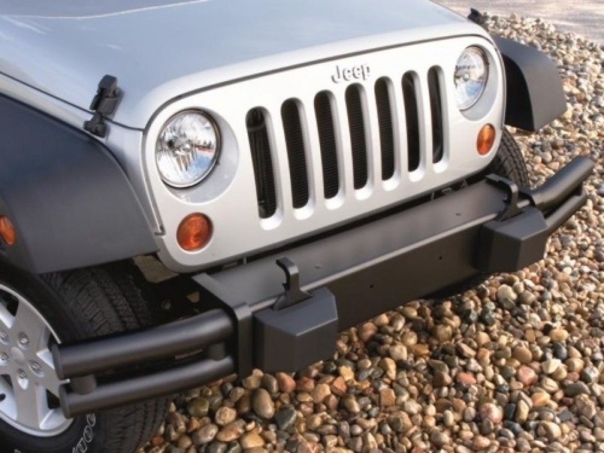 Mopar Bumper Front Tubular Style Satin Black - 82211924AC | All Mopar Parts