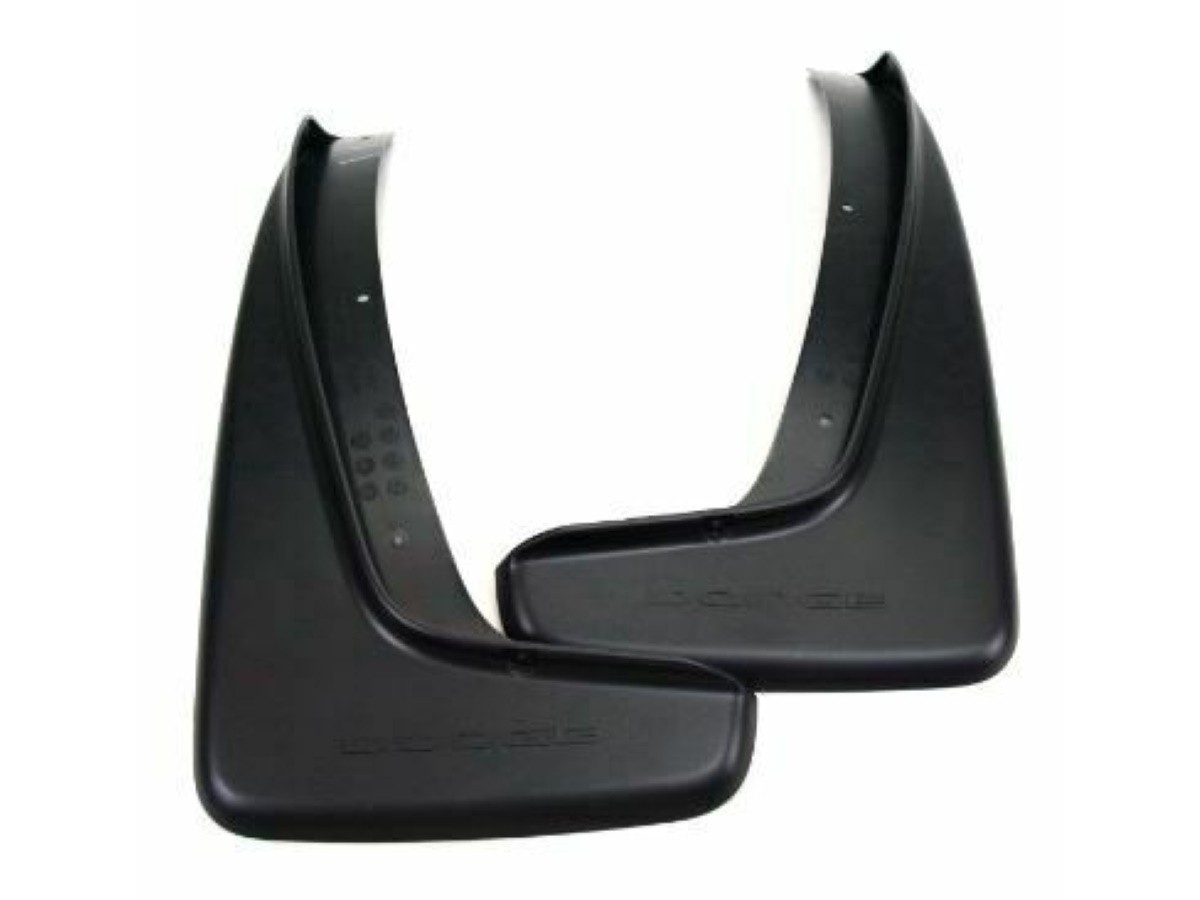 Genuine Mopar Splash Guards Rear Molded Black W/ Dodge Logo ...