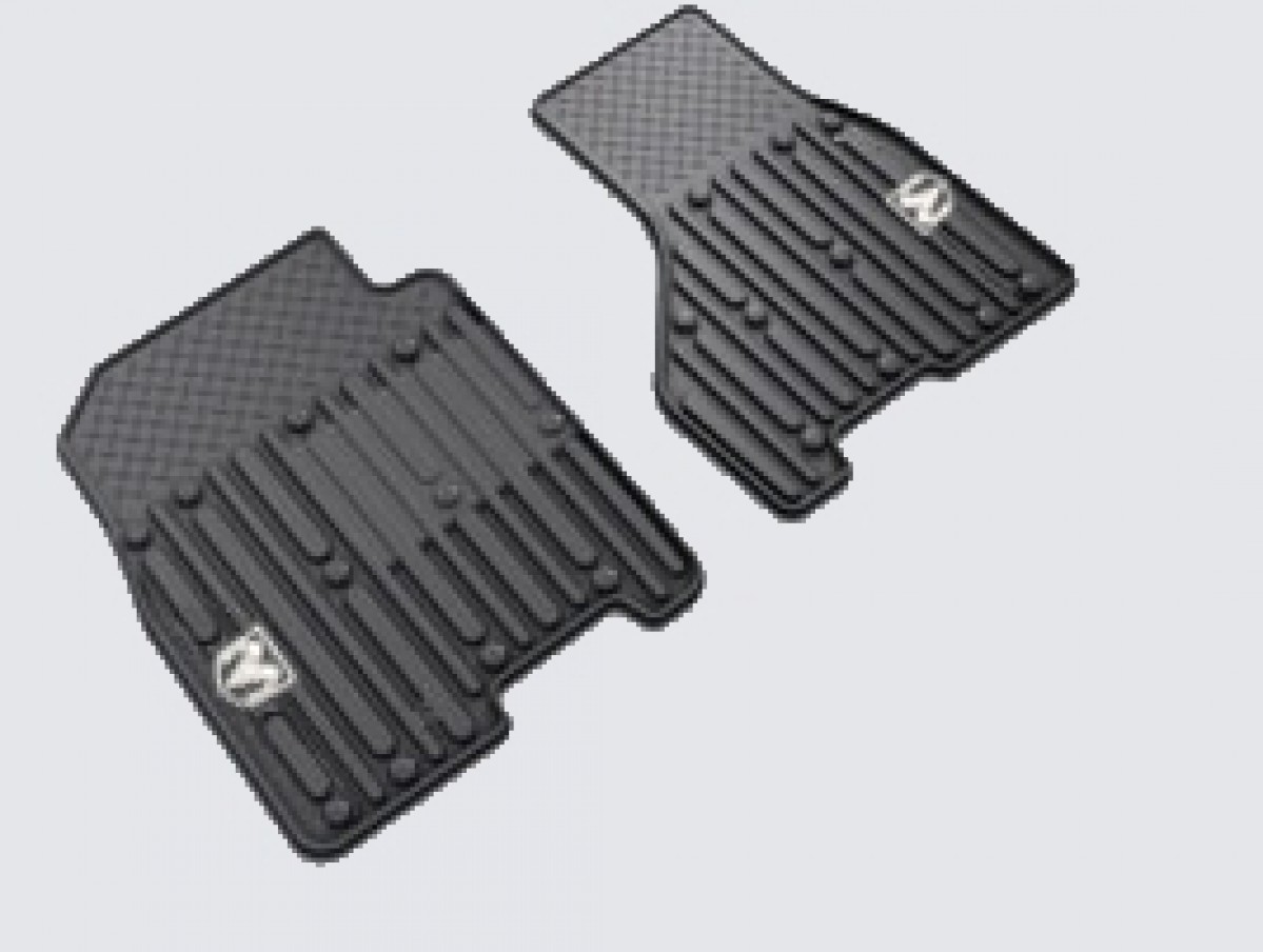 Mopar Rubber Mats Front Dark Slate 82212387 All Mopar Parts