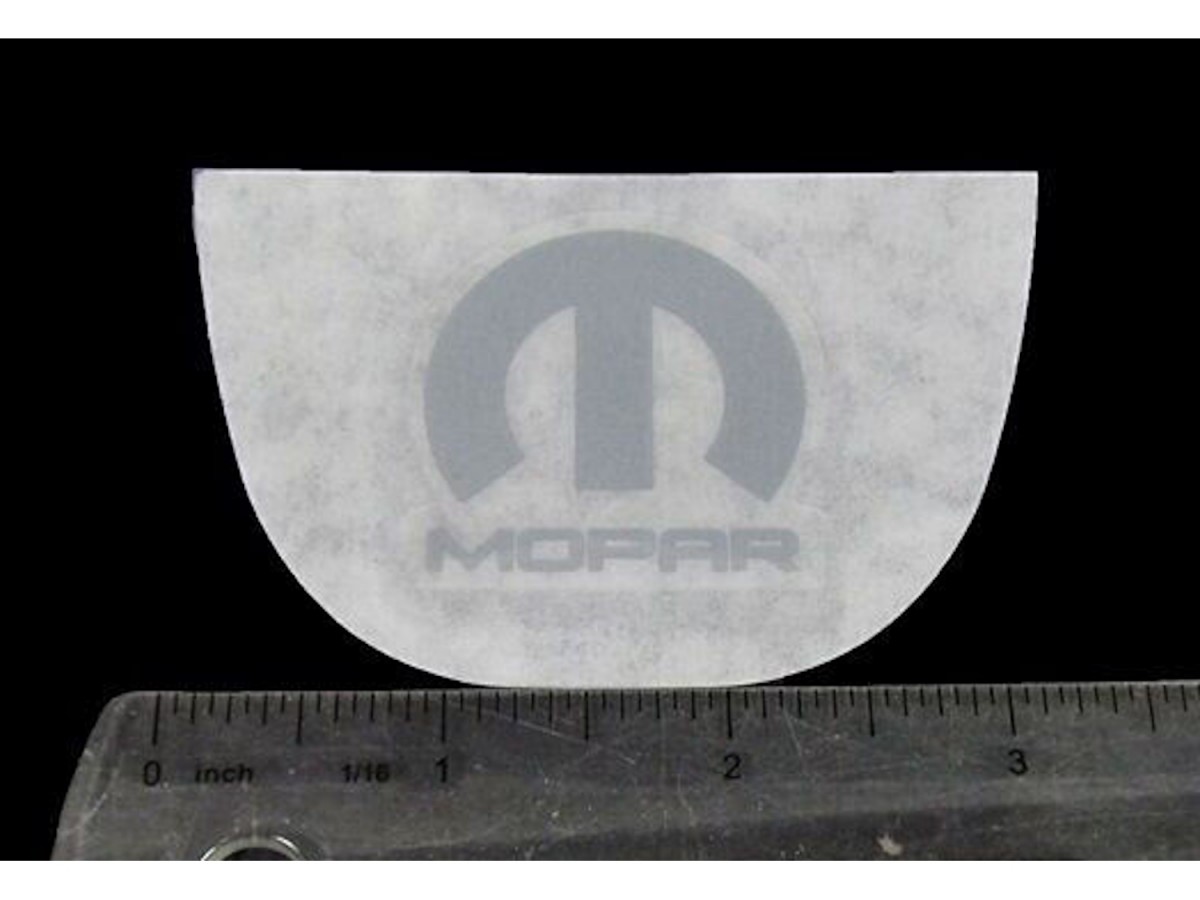 Mopar Window Decal Mopar Logo - 82212434 | All Mopar Parts