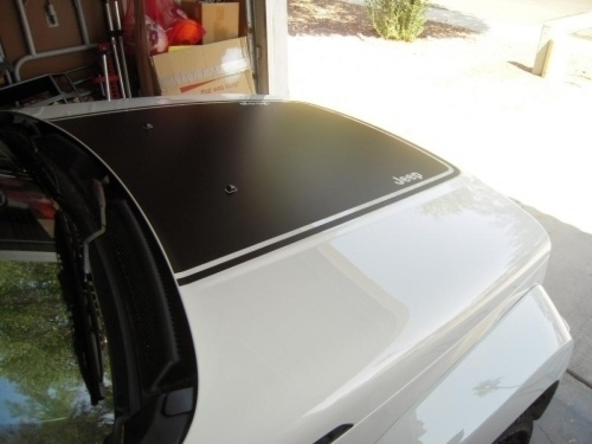 Mopar Hood Decal Black W/ Jeep Logo - 82212888 | All Mopar Parts