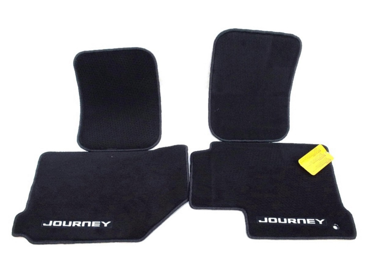 Mopar Carpet Mats Black W/ Logo - 82213475AB | All Mopar Parts