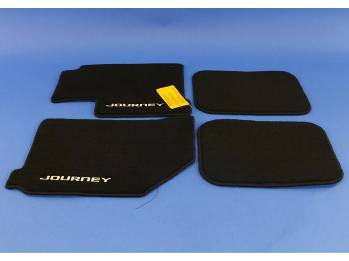 Mopar Carpet Mats Black W/ Logo - 82213475AB | All Mopar Parts