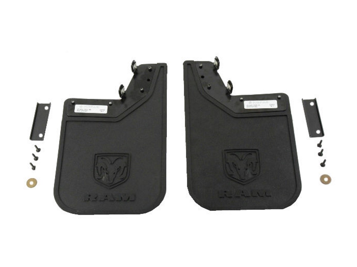 Mopar Splash Guards Rear W/ Logo - 82219123AA | All Mopar Parts