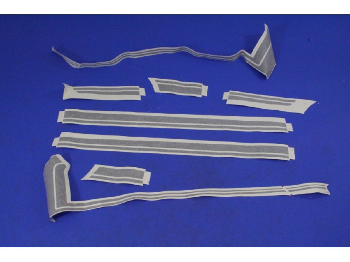 Mopar Decal Kit C-Style Bodyside Stripe Black - 82214486 | All Mopar Parts