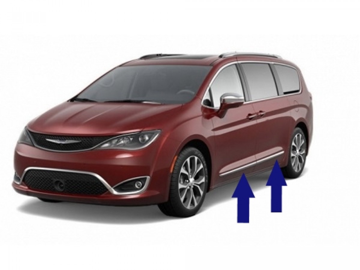 Mopar Bodyside Molding Chrome 4 Piece Kit - CHROMEMLDGRU | All Mopar Parts