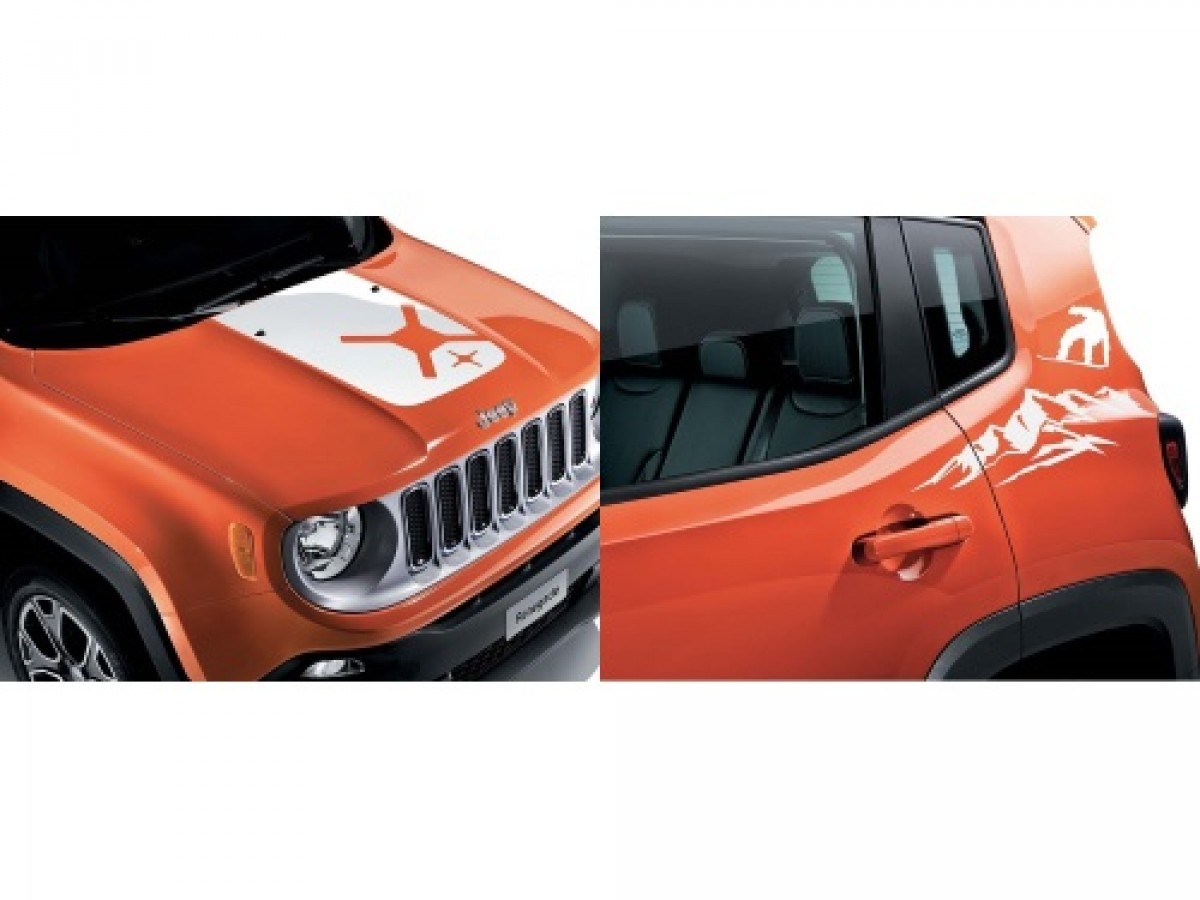Mopar Graphic Hood & Bodyside White Snowboarding - 82214822AC | All ...