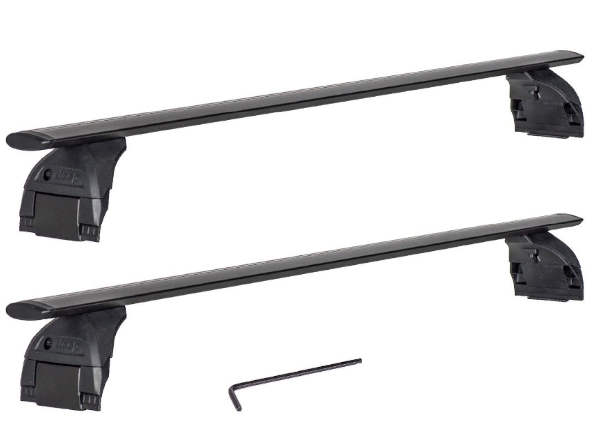 Mopar Removable Hard Top Roof Rack Kit Of Two Black Cross Bars With ...