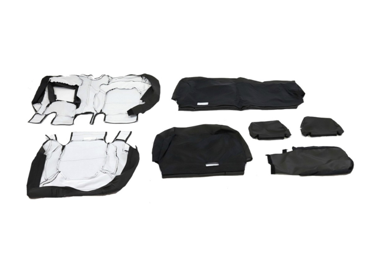 Mopar Seat Covers - Rear Quad Cab 60/40 Black - 82215472 | All Mopar Parts