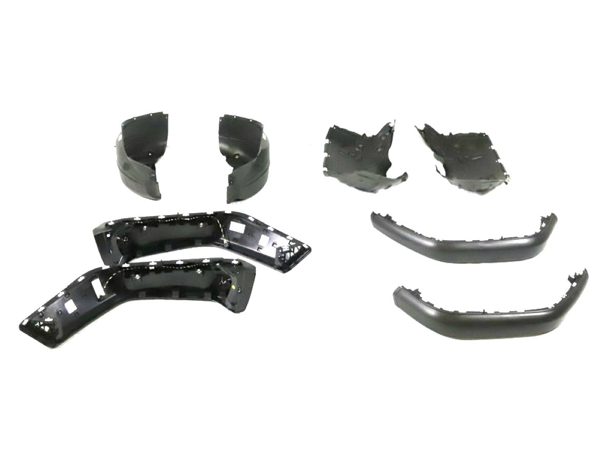 Mopar High Top Fender Flares Kit Of Four Black With LED Lights ...