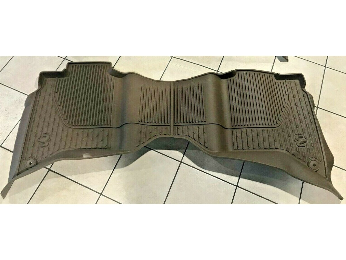 Mopar All Weather Mats Crew Cab Bucket Seats Brown - 82215755AC | All ...