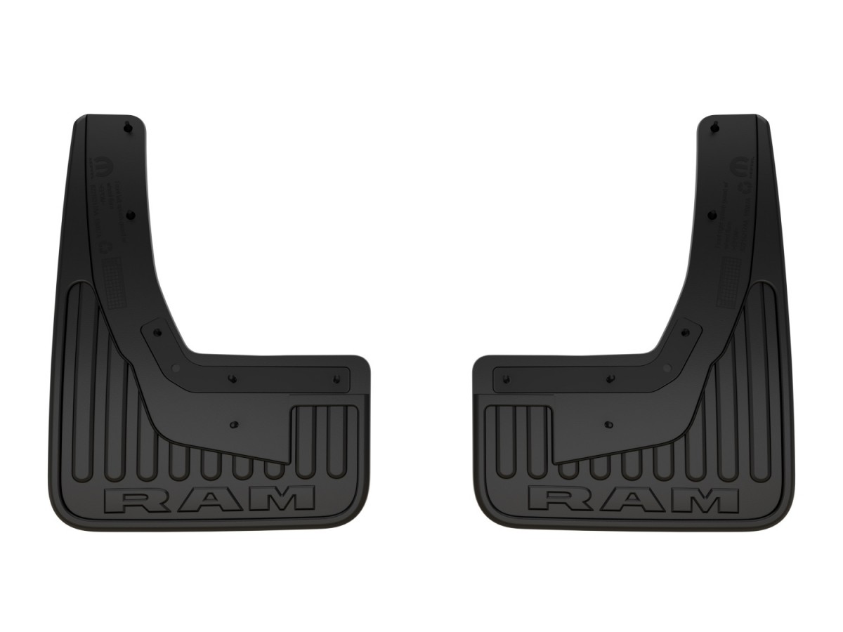 Mopar Splash Guards - Flat - Front W/ Fender Flares - 82216217AA | All ...