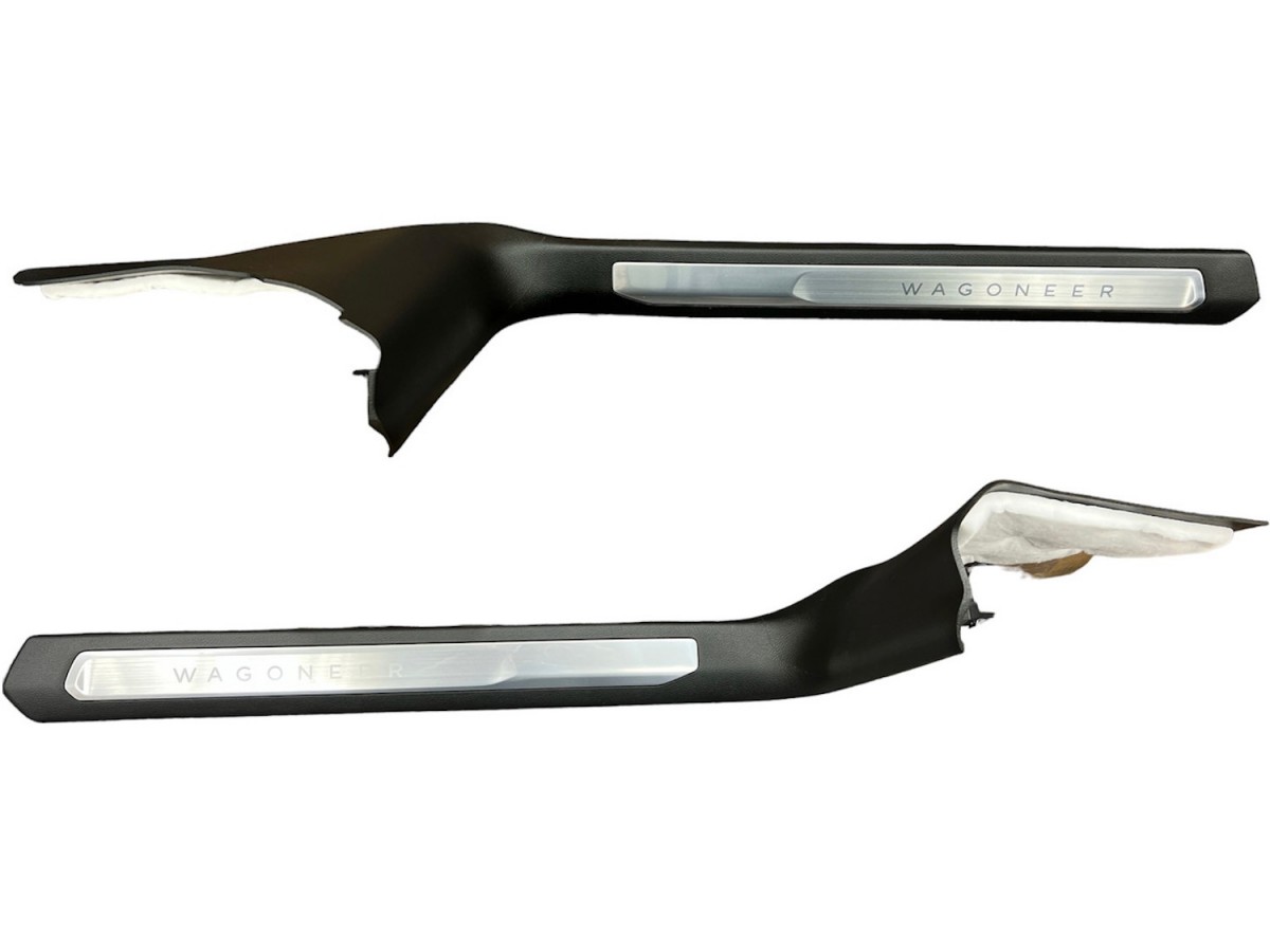 Mopar Stainless Steel Door Sill Scuff Plates With Wagoneer Logo Kit Of ...