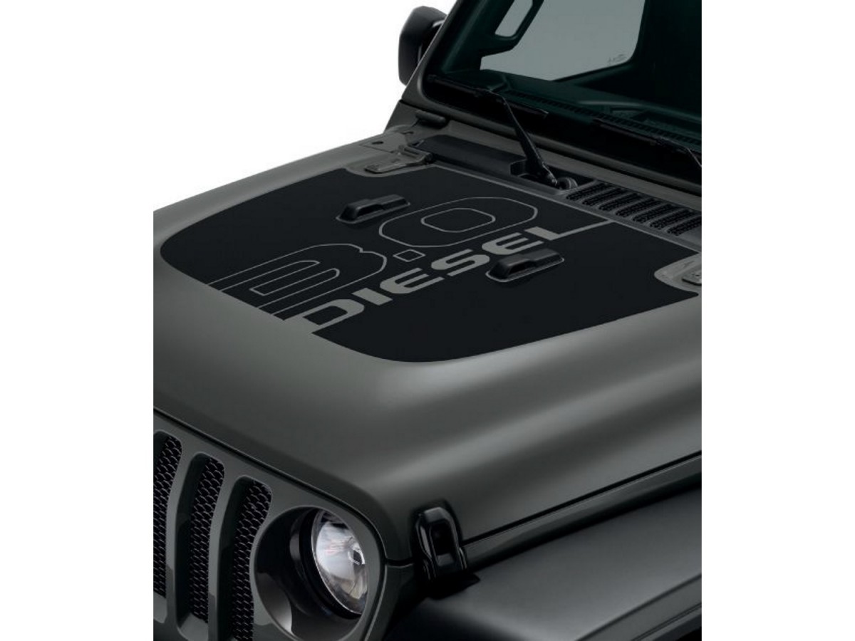 Mopar Wrangler Hood Decal