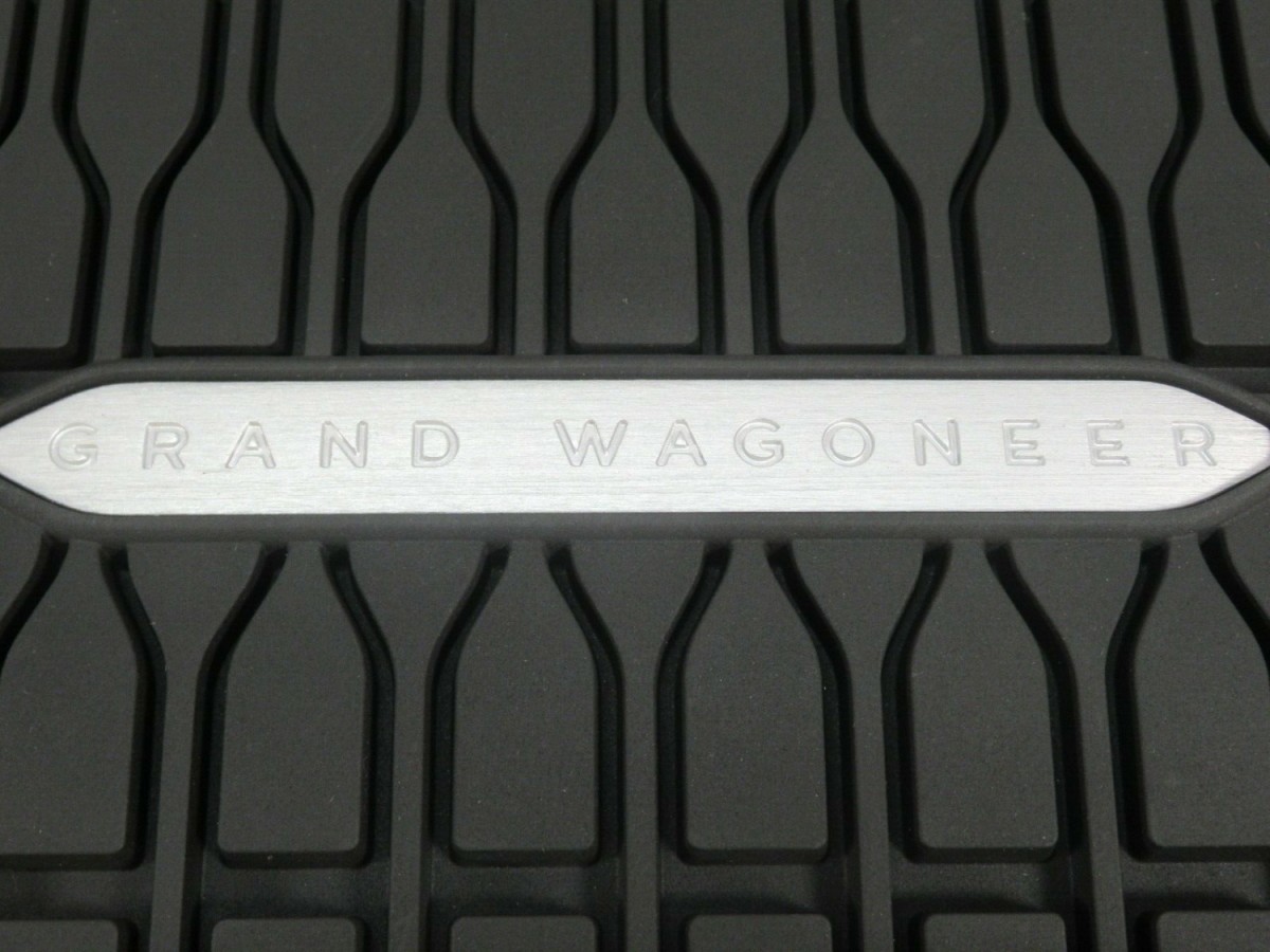 Mopar All Weather Rubber Cargo Tray With Grand Wagoneer Logo For Short ...