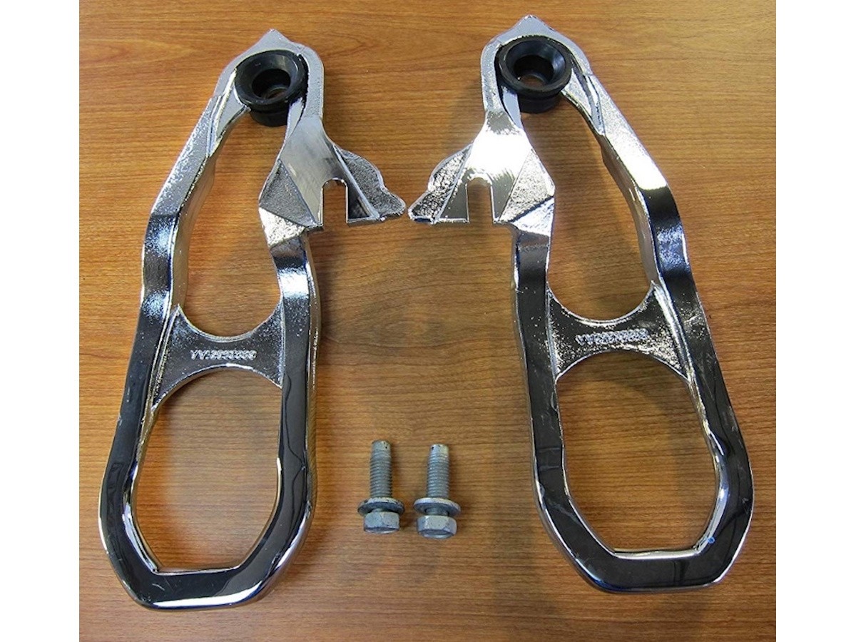 Mopar Chrome Front Tow Hook Package Set Of Two With Hardware For Left ...