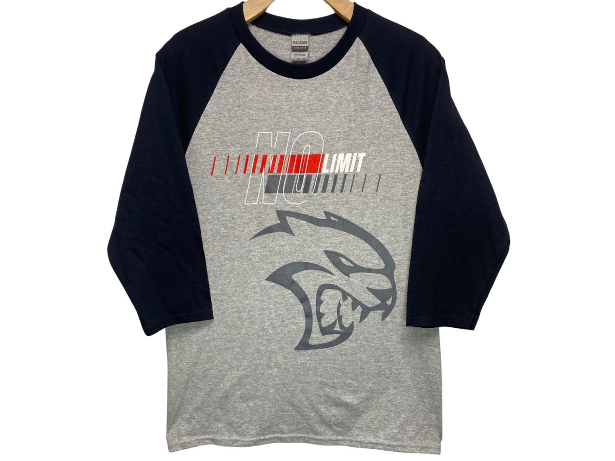 3 4 Sleeve T Shirt Hellcat No Limit Size Large HELLLONGL All Mopar 3 4 Sleeve T Shirt Hellcat No Limit Size Large HELLLONGL All Mopar