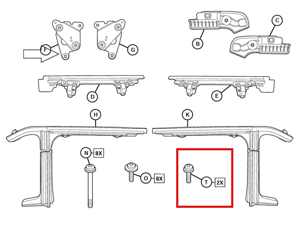 Mopar Bolt For Soft And Hard Top Applications - 6512235AA | All Mopar Parts