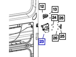 Buy Ram Promaster Door Latch | Mopar Original Parts