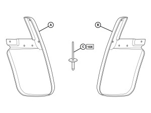 2021 Jeep Wrangler JL Splash Guards | Mopar Original Parts
