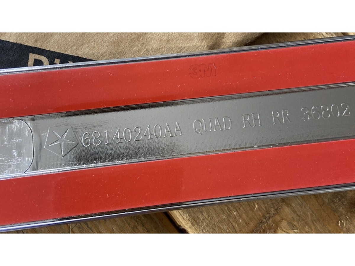 Buy Mopar Door Molding Quad Cab Chrome Kit Of Four - RAMCHROMEDOORMLDG ...