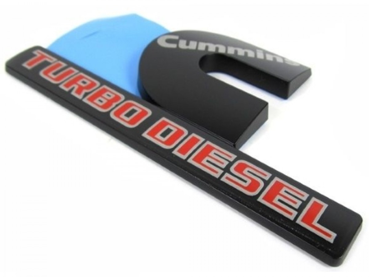 Buy Genuine Mopar Emblem Cummins Turbo Diesel - 68276962AA | Mopar ...
